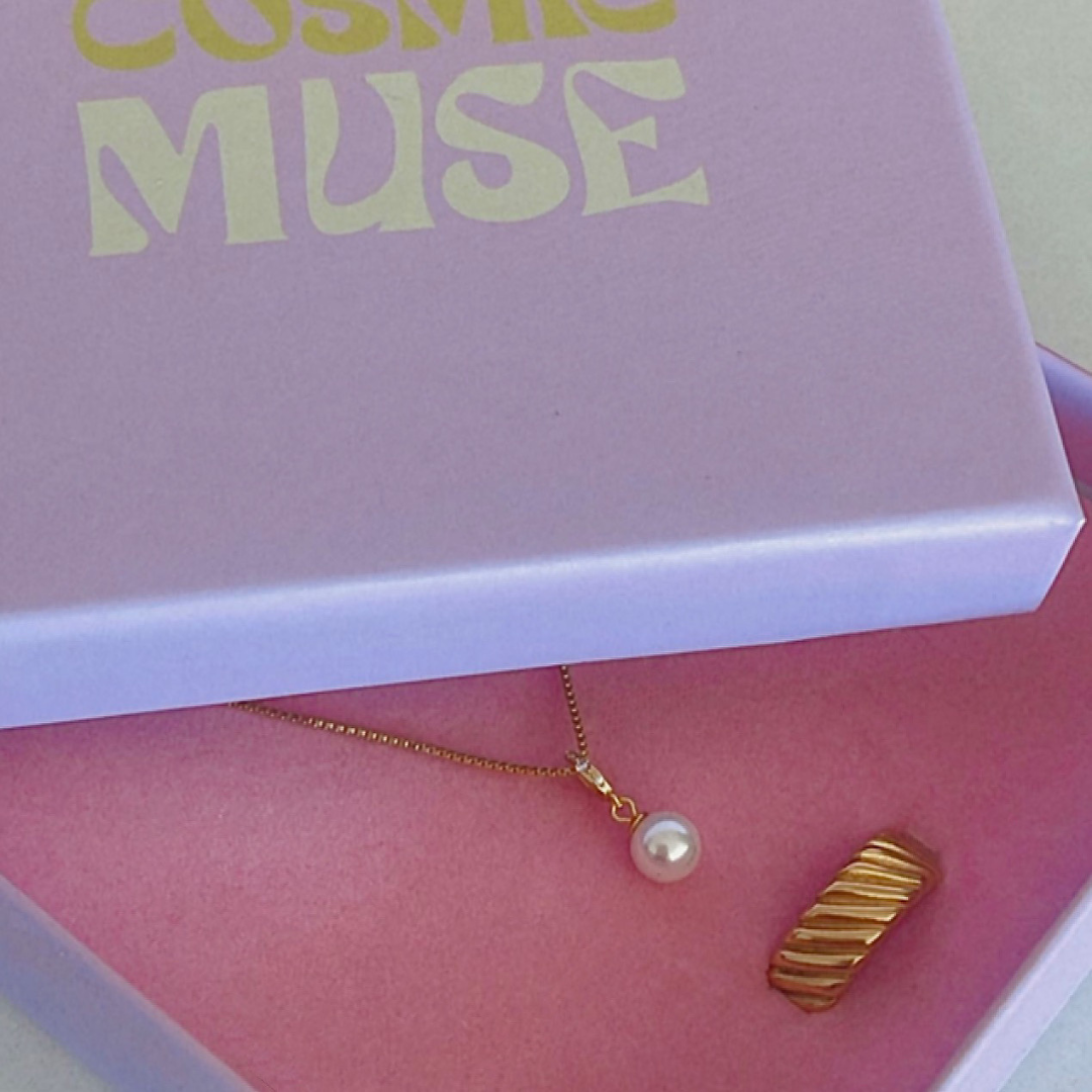 Cosmic Muse - Sterling Silver & 18K Gold Plated Australian Jewellery